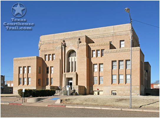Cottle County Courthouse Paducah Texas Photograph Page 1